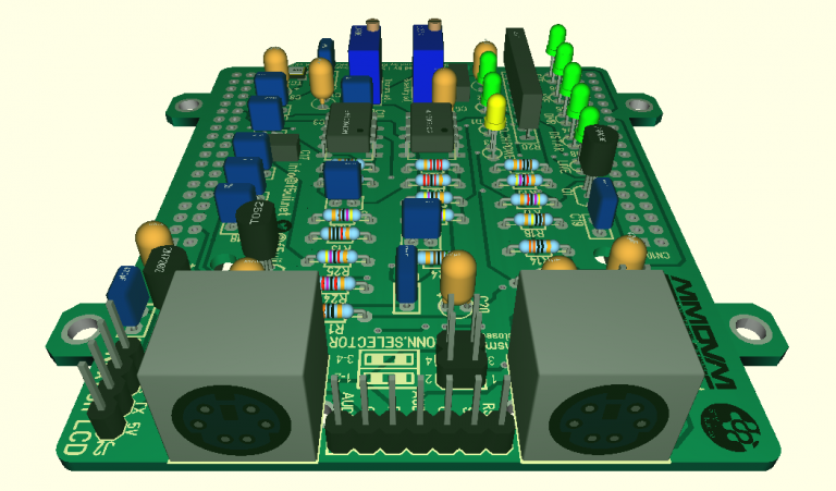 MMDVM shield for STM32 Nucleo (diagram, PCB Gerber, BOM)